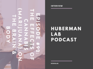 Redenlab shines in Huberman Podcast, unveiling cannabis study and speech analysis expertise ...